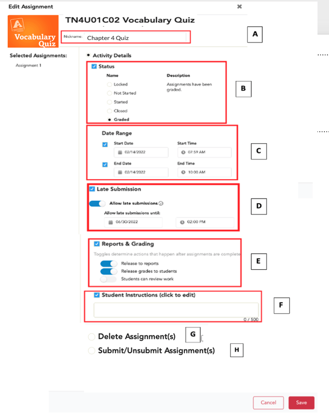 Assignment Submissions